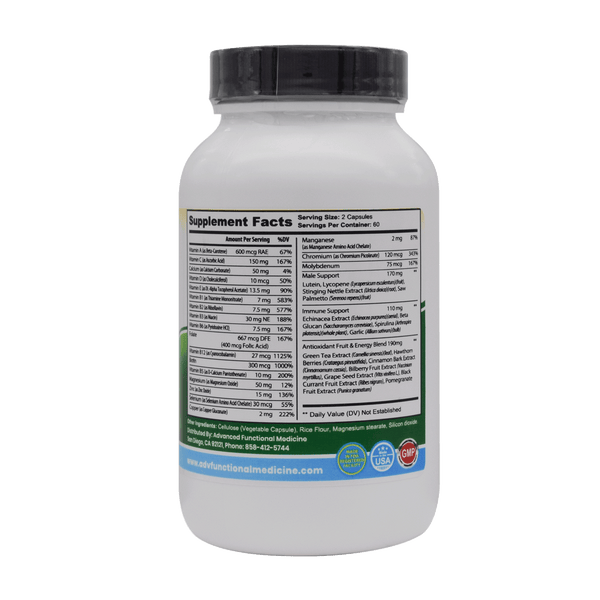 Functional Micronutrients for Men (Medical grade Men's multivitamin ...