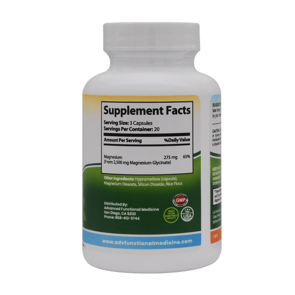 MG-Glycinate (most bioavailable magnesium) – Advanced Functional ...